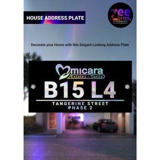 House Address Plate (Design G) - PARATUT Stickers | Lazada PH
