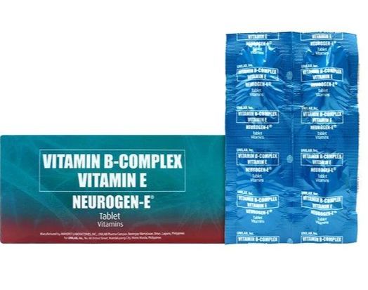 Neurogen-E Vitamin B-Complex + Vitamin E 100 Tablets | Lazada PH