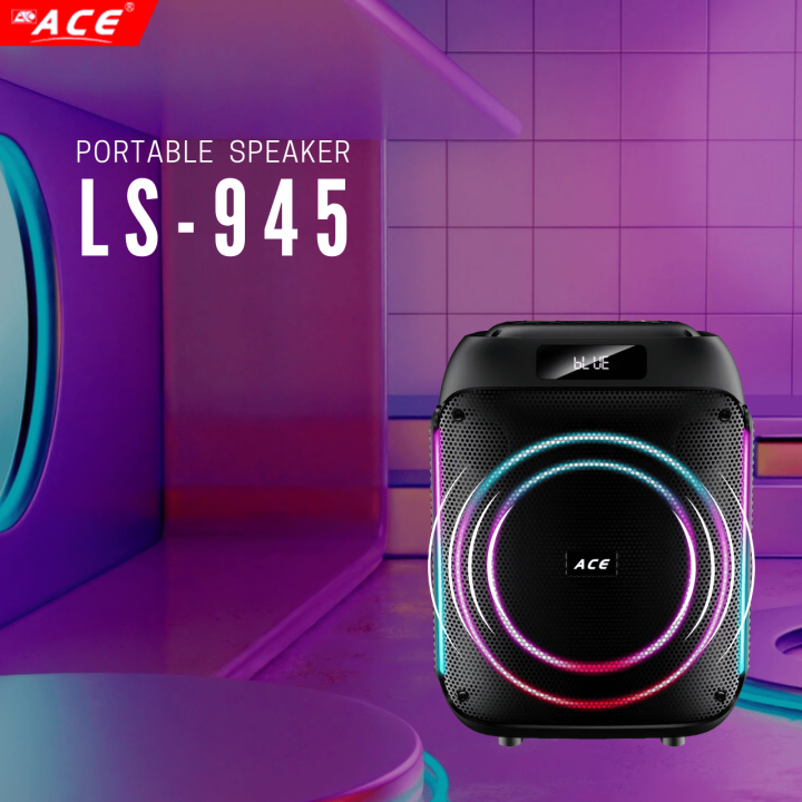ACE LS-945 8" Poertable Bluetooth Speaker | Lazada PH