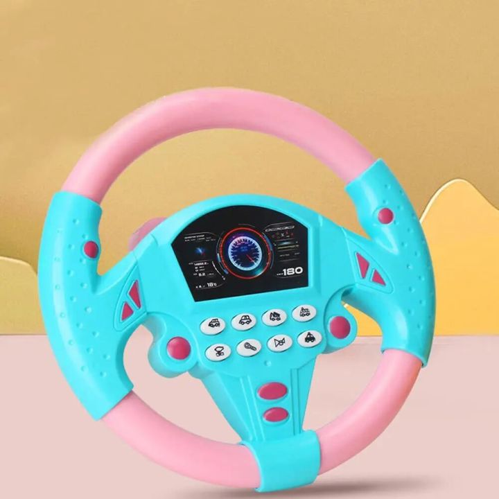 Steering Wheel Toys Children Simulation Copilots Steering Wheel ...