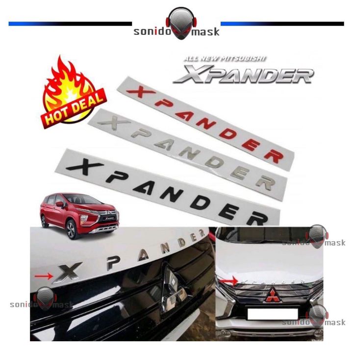 Mitsubishi Xpander Emblem Logo Front Hood & Rear Bonnet Emblem Logo ...