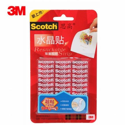 3MScotch Restickable Strips For Mounting Reusable & Removable Scotch ...