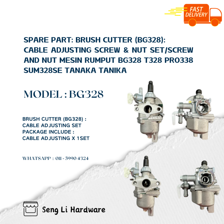 Carburettor Brush Cutter BG328 TL33 Original Easy Setting | Lazada