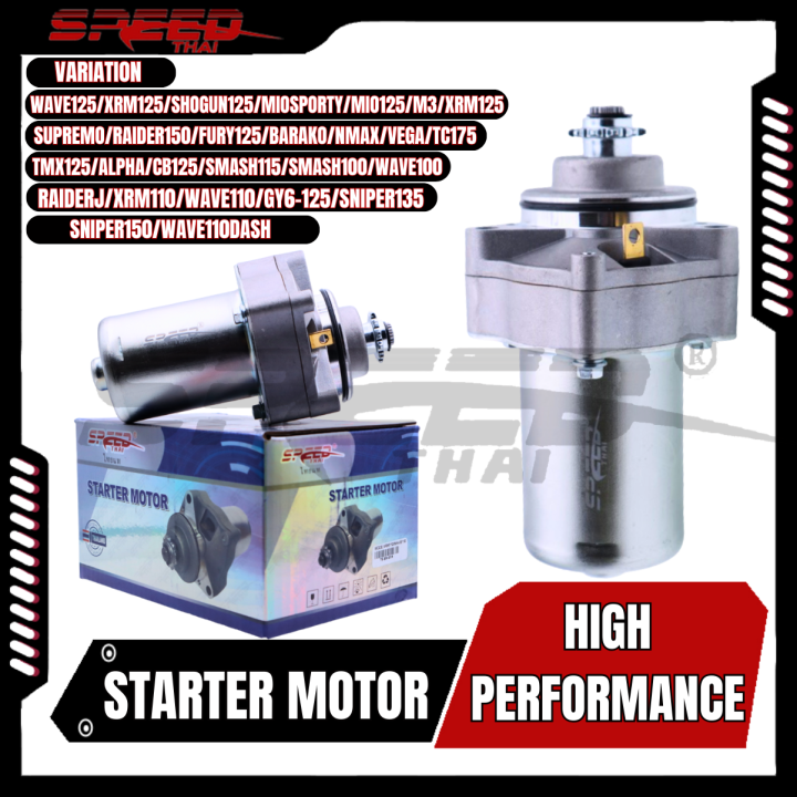 SPEED THAI HIGH PERFORMANCE STARTER MOTOR FOR NMAX/MIO/M3/SNIPER135-150 ...
