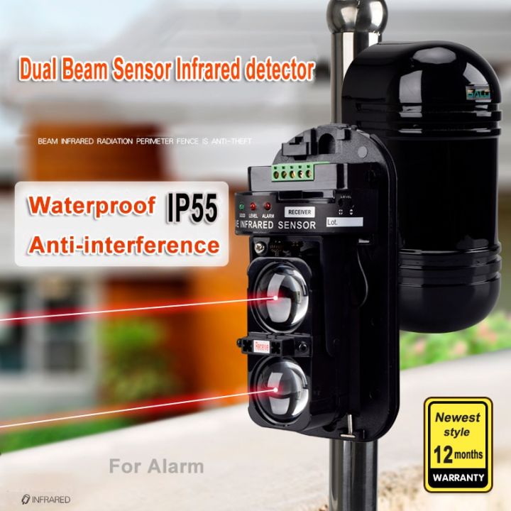 Waterproof Dual Beam Sensor Active Infrared Intrusion Detector IR 20m ... Waterproof Dual Beam Sensor Active Infrared Intrusion Detector IR 20m ...
