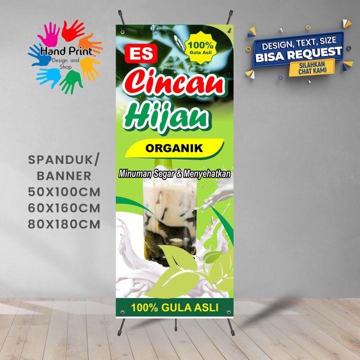 SPANDUK BANNER Es Cincau Hijau Alami C3 Gratis Memesan Desain | Lazada ...