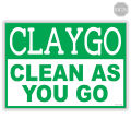 CLAYGO Clean As You Go Sign - Laminated Signage - A4 / A5 Size | Lazada PH