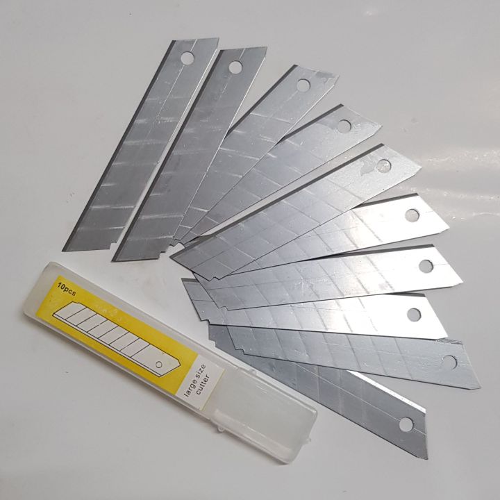 Isi Cutter Besar Refill pisau cutter 10 pcs | Lazada Indonesia