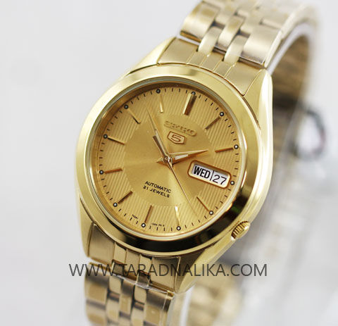 นาฬิกา SEIKO 5 Automatic SNKL28K1 เรือนทอง (ของแท้ รับประกันศูนย์ ...