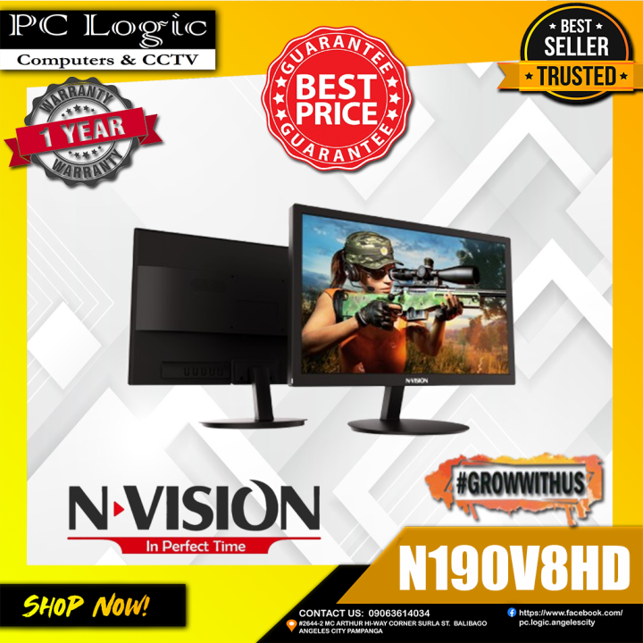 LED MONITOR NVISION N190HD V8 19" | Lazada PH