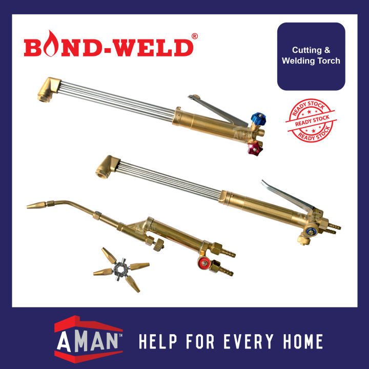 BOND WELD Cutting Torch Oxygen Acetylene Propane S Type Welding Torch ...