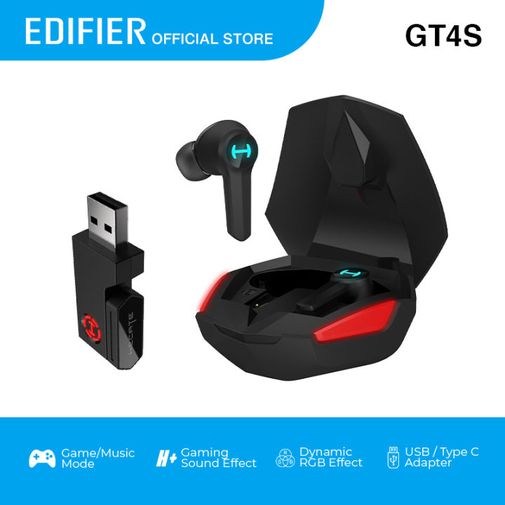 Edifier Hecate GT4 TWS True Wireless Gaming Earbuds Bluetooth V5.2 28 ...