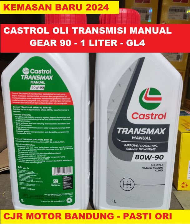 Castrol Transmax 1L 80W 90 GL4 Oli Transmisi Manual Gear Mobil | Lazada ...