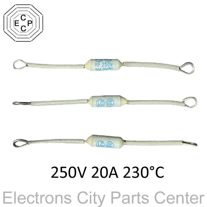 3 PCS. THERMAL FUSE 250V 20A 230 DEGREES CELCIUS | Lazada PH