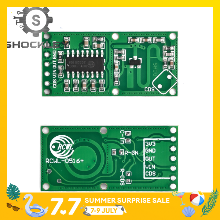 Shockley RCWL-0516 Microwave Radar Sensor Switch Module Human Body ...