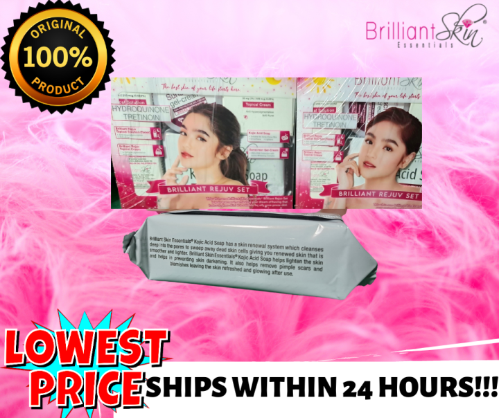 Brilliant Skin Essentials Kojic Acid Soap Micro-Exfoliating Soap 135g ...