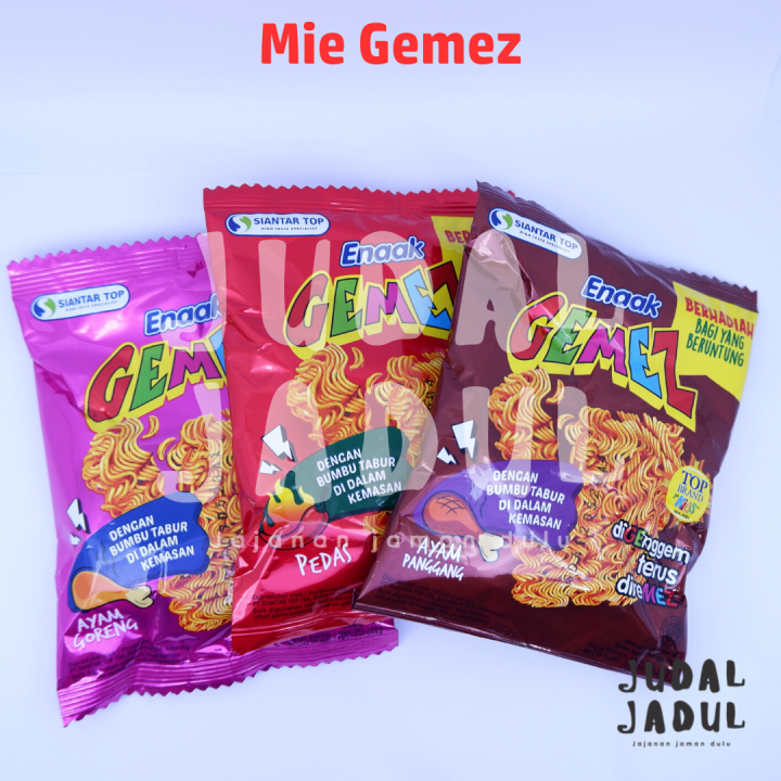 Mie Gemez Enak Jadul 1 Renceng 10pcs By Judal Jadul | Lazada Indonesia