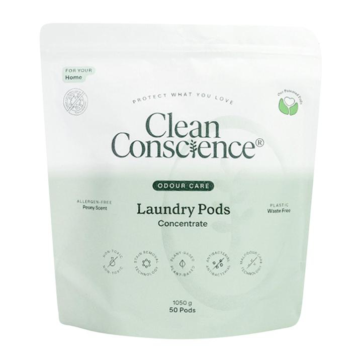 Clean Conscience 5 In 1 Laundry Pods (Plastic Waste Free) 50 Pods X 21g ...