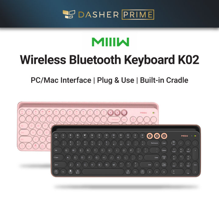 Miiiw Wireless Bluetooth Keyboard K02 Windows Mac | Lazada