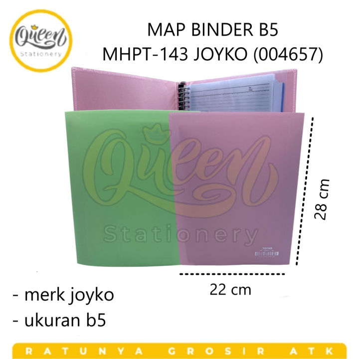 1 pcs MAP BINDER B5 MHPT-143 JOYKO BUKU BINDER (004657) | Lazada Indonesia