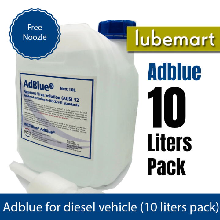 INCOBLUE AdBlue (10 Liter) - Cecair Penurun Emisi Diesel | Lazada