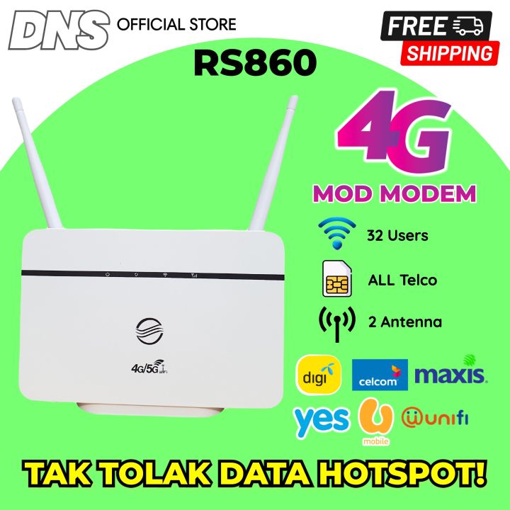 RS860 NEW MODIFIED MODEM UNLOCKED UNLIMITED 4G LTE Wireless Router LIKE ...