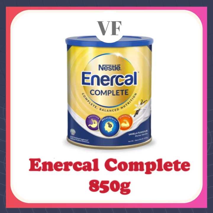 Enercal Complete Milk Formula Powder 850g [Exp 2028] | Lazada Singapore