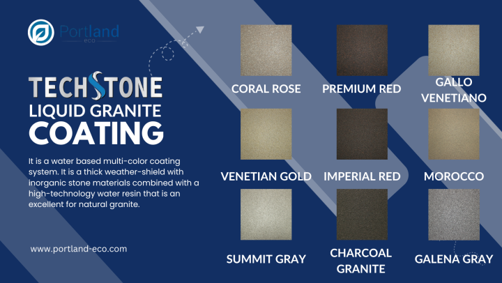 Tech Stone - Liquid Granite Stone Coating (Base Coat and Top Coat ...