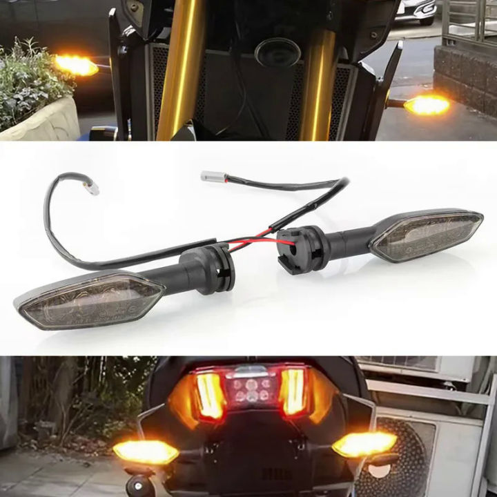 ไฟเลี้ยว LED สำหรับ YAMAHA FZ 16 250 FZS 150 FZ1 FZ8 Tenere 700 XSR ...