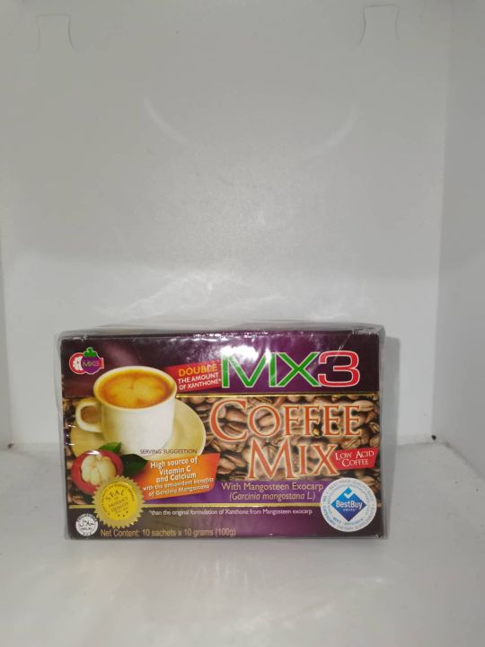 MX3 Coffee Mix with G. Mangostana | Lazada PH