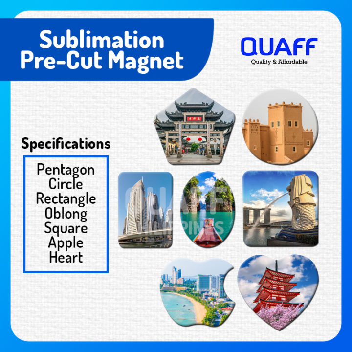 QUAFF Sublimation Pre Cut Ref Magnet (5 pcs per shape) | Lazada PH