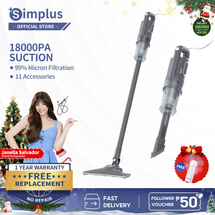 Simplus 18KPa 3 in 1 Vacuum Cleaner Portable and Handheld Vacuum ...
