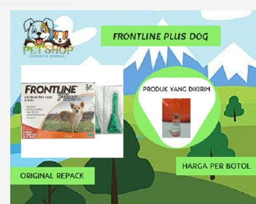 Frontline plus dog Repack obat kutu anjing 0 - 10kg | Lazada Indonesia