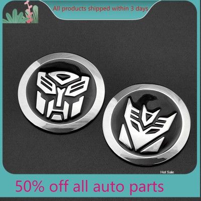NEW Car Metal 65mm 3D Black Transformer Autobot Emblem Badge | Lazada ...