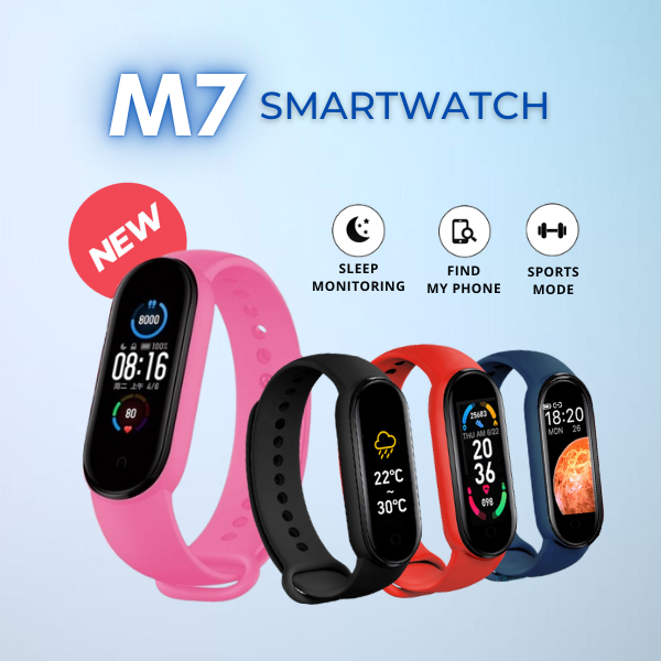 M8 Smartwatch Smart Band Waterproof Sports Tracker Heart Monitoring ...