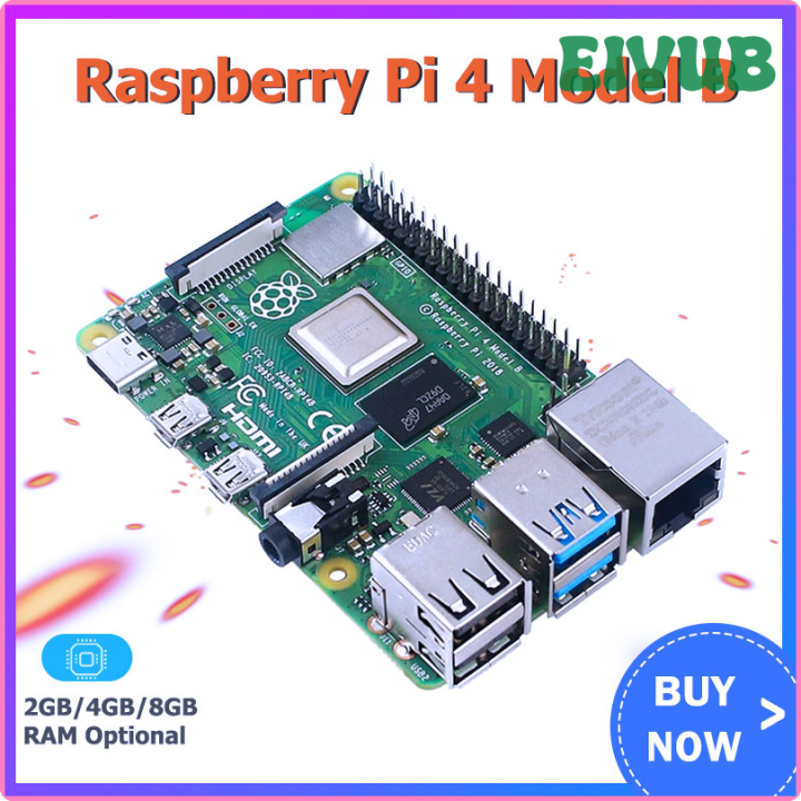 Eivub Original Raspberry Pi 4 Model B 4b 8gb4gb2gb Ram Bcm2711 Quad Core Cortex A72 Arm