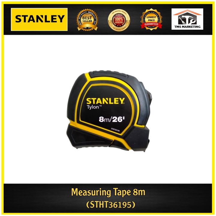 STANLEY Steel Tape Measure TYLON 8m/26ft STHT36195 | Lazada PH