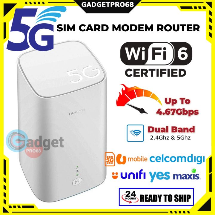 【LOCAL STOCK】HUAWEI 5G CPE PRO 5G WiFi Pro H112-370 LTE INTERNET NSA/SA ...
