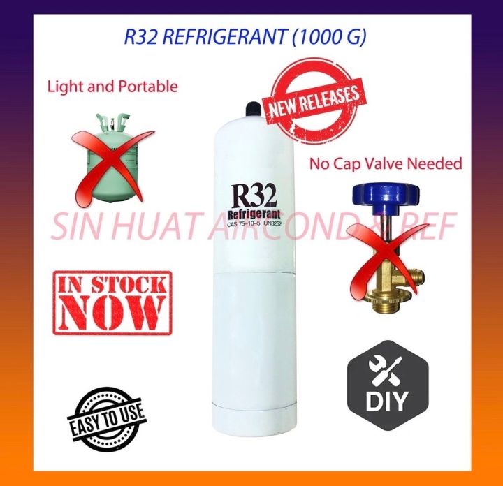 R32 Refrigerant Gas for Air-conditioner (1000g) | Lazada