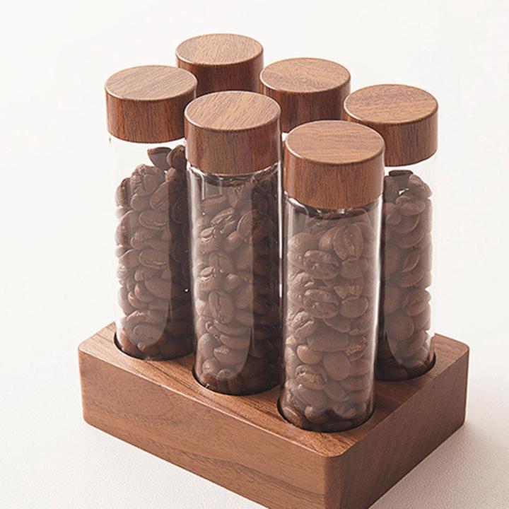 Moon Rosemary Coffee Bean Test Tubes Empty Clear for Kitchen Countertop ...