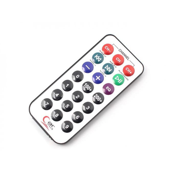 MP3 Remote - IR Remote Control for Arduino Project Mp3 Player FM Car ...