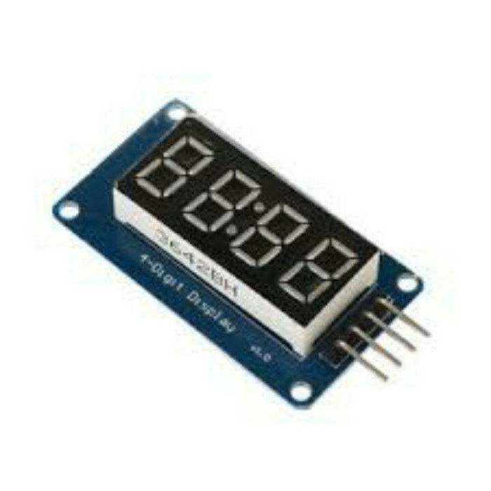 TM1637 - Modul TM1637 TM 1637 4-digit Seven Segment Clock warna MERAH ...
