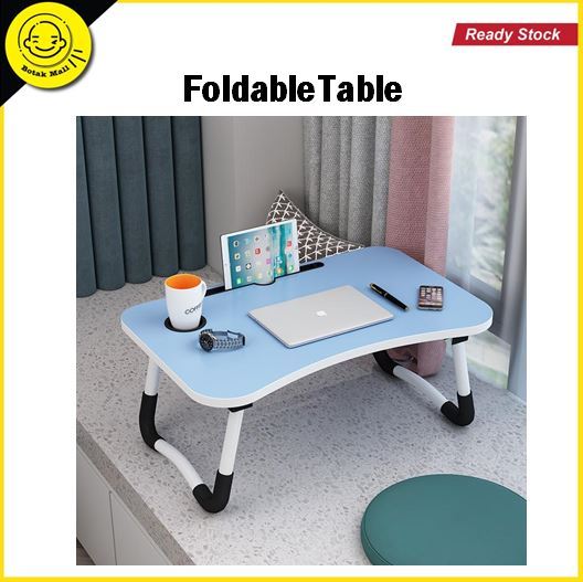 Foldable Work Table, Work from home table, Table Anti-slip Bed Laptop ...