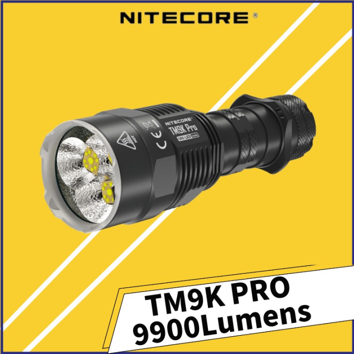 NITECORE TM9K PRO 9900Lumens High Output Tactical Flashlight, Type-C ...