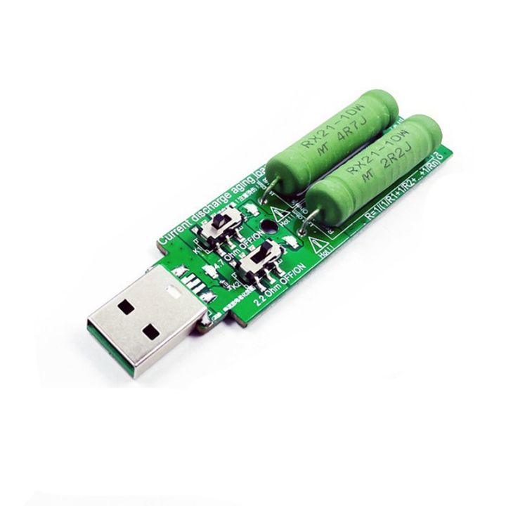 (WKZB) 1 Piece Electronic Load USB Resistor Electronic Load with Switch ...