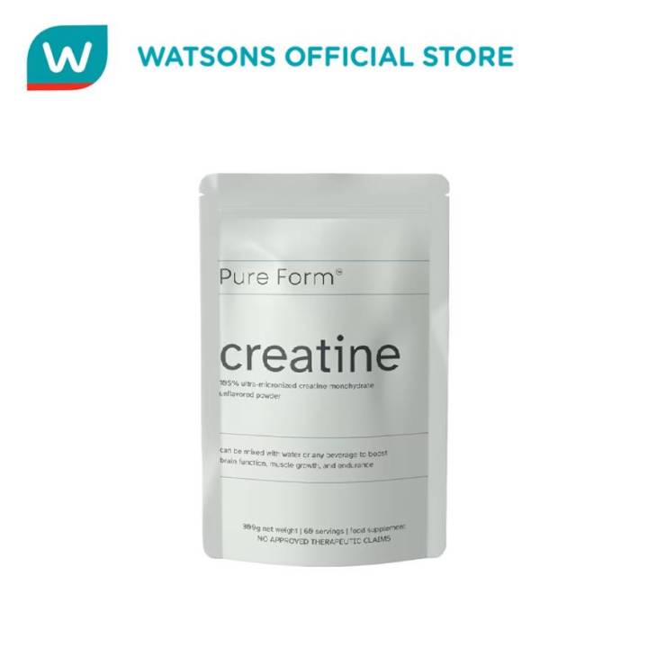 PURE FORM Ultra-Micronized Creatine Monohydrate Unflavored Powder 300g ...