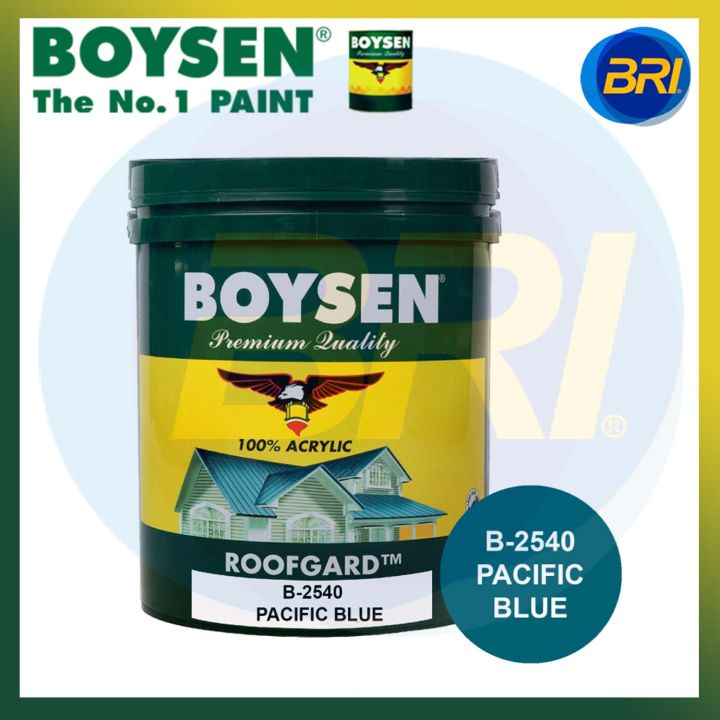 BOYSEN Roofgard B-2540 Pacific Blue 16L | Lazada PH