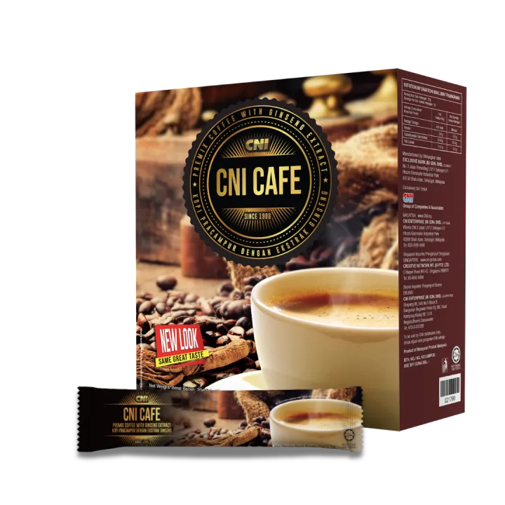 CNI Cafe Coffee (15 x 20g) – Instant Ginseng Coffee | Lazada