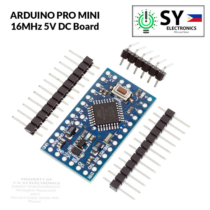 Arduino PRO MINI ATMEGA328 5V 16M with Male Pin Headers Board ...