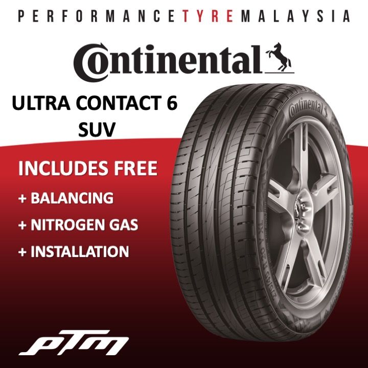 15 16 17 18 19 inch Continental Ultra Contact 6 UC6 SUV TYRE (FREE ...